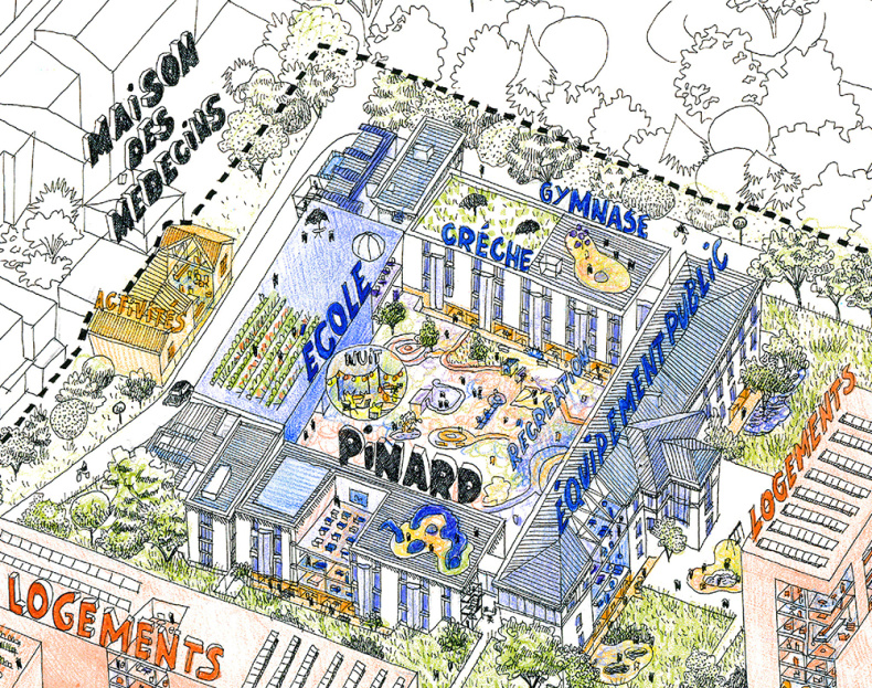 La concertation de l'équipement mutualisé Pinard de Saint-Vincent-de-Paul